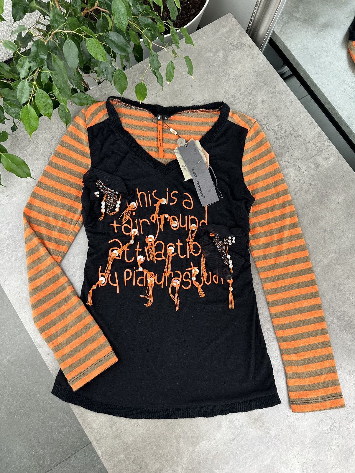 Avant Garde × Cop Copine × Vintage Cop Copine Long Sleeve | Grailed