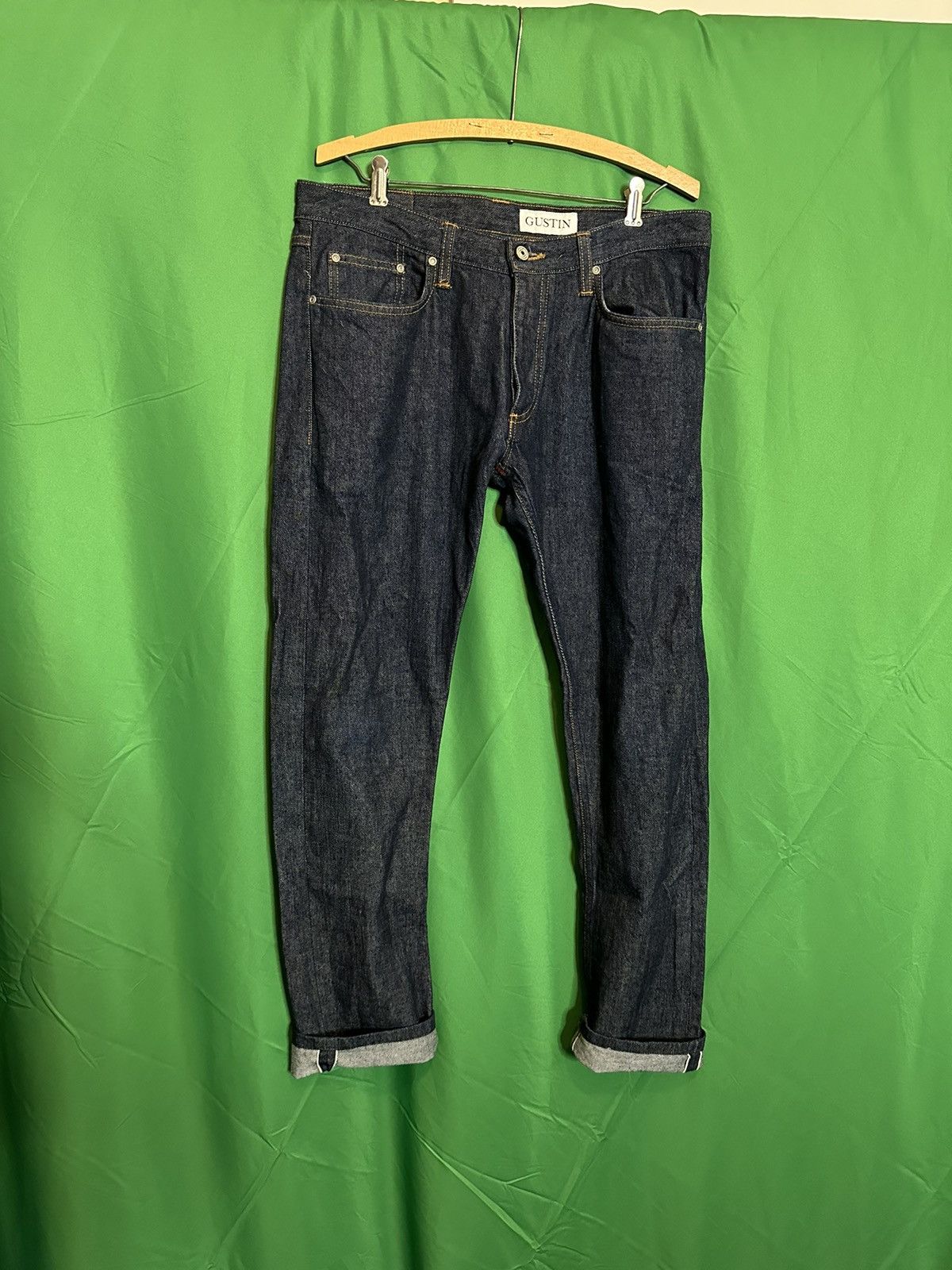 Gustin GUSTIN raw selvedge selvage indigo USA denim jeans | Grailed
