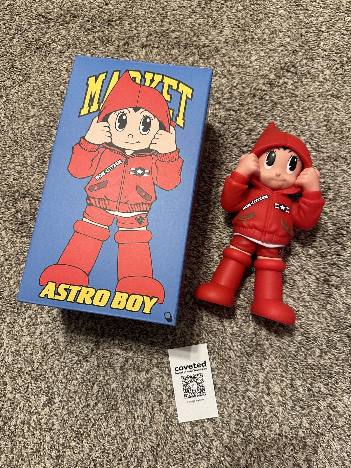 Market Chinatown Market Smiley ToyQube Astro Boy Hoodie Figure Toy ...
