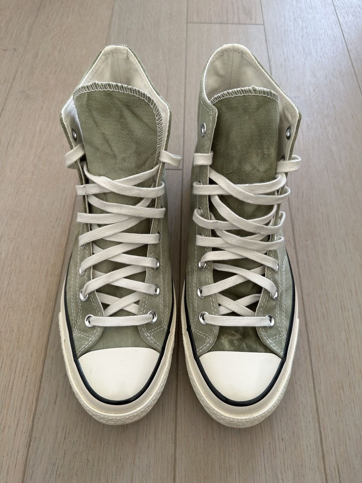 Converse Distressed Washout Green Chuck Taylor | Grailed