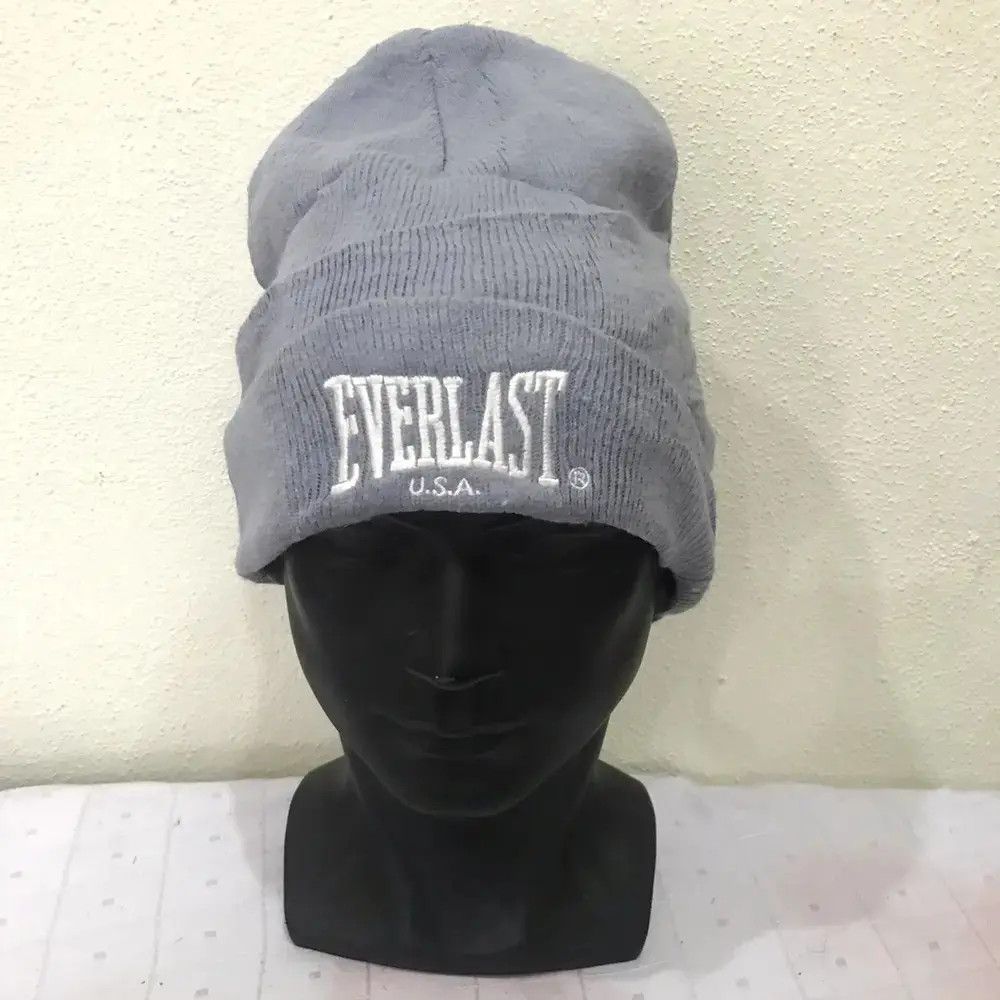 Everlast × Hat × Vintage Everlast Spellout Beanie Hat | Grailed