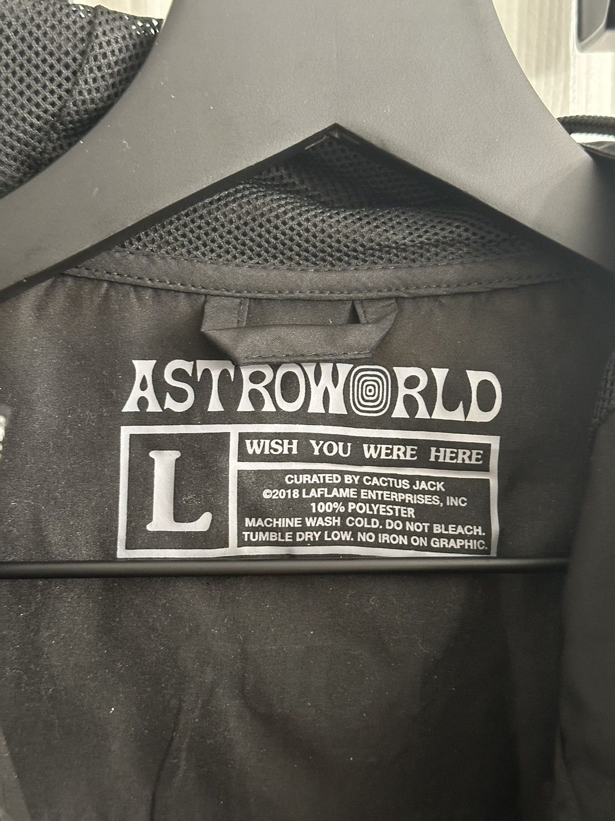 Rare × Streetwear × Travis Scott Astroworld Tour Windbreaker Jacket ...