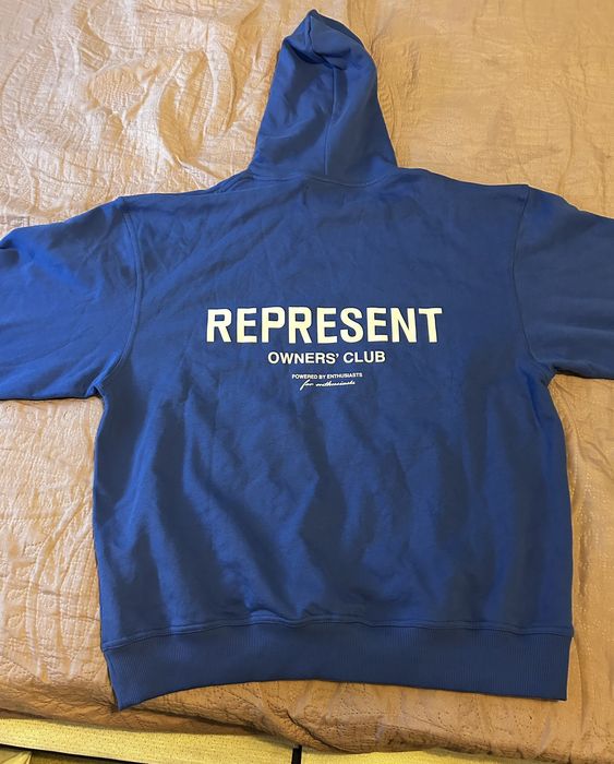 Represent Clo. Blue Represent Clo Hoodie | Grailed
