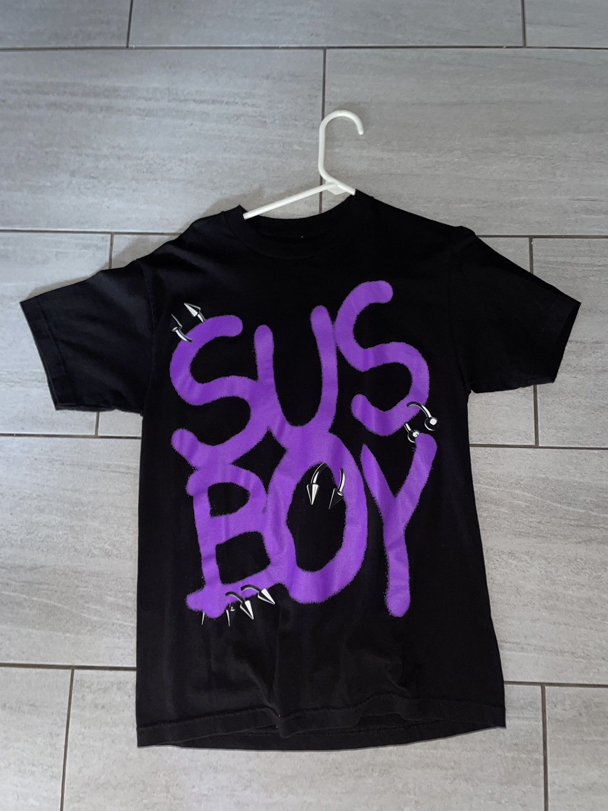 Sus Boy Sus Boy Purple Devil Emoji Middle Finger | Grailed