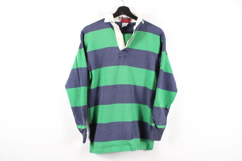 Vintage Polo Rugby Shirt / 90s Vintage Barbarian Top / Hip Hop | Grailed