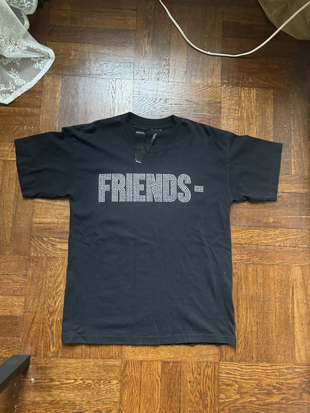 Vlone Vlone Rhinestone T-shirt | Grailed