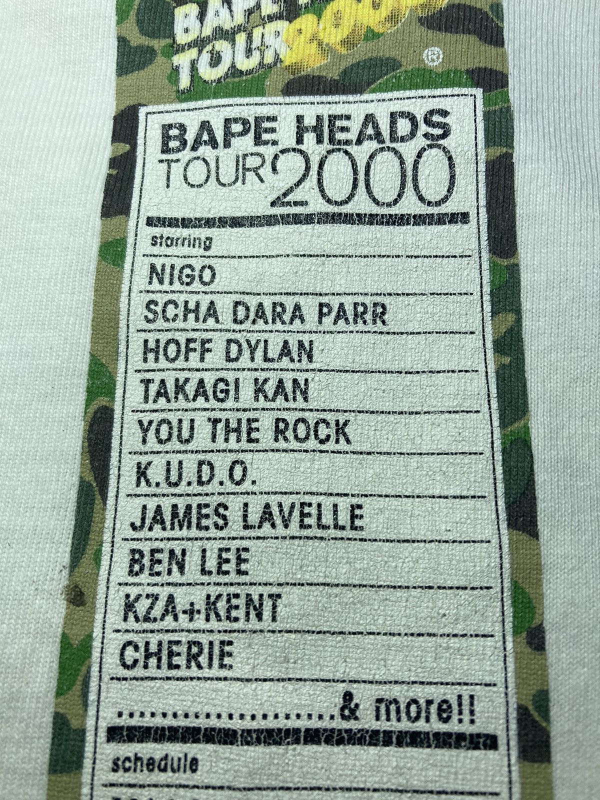 Bape 2000 Bape Heads Tour Cereal Box DJ Party OG Baby Milo 90s | Grailed