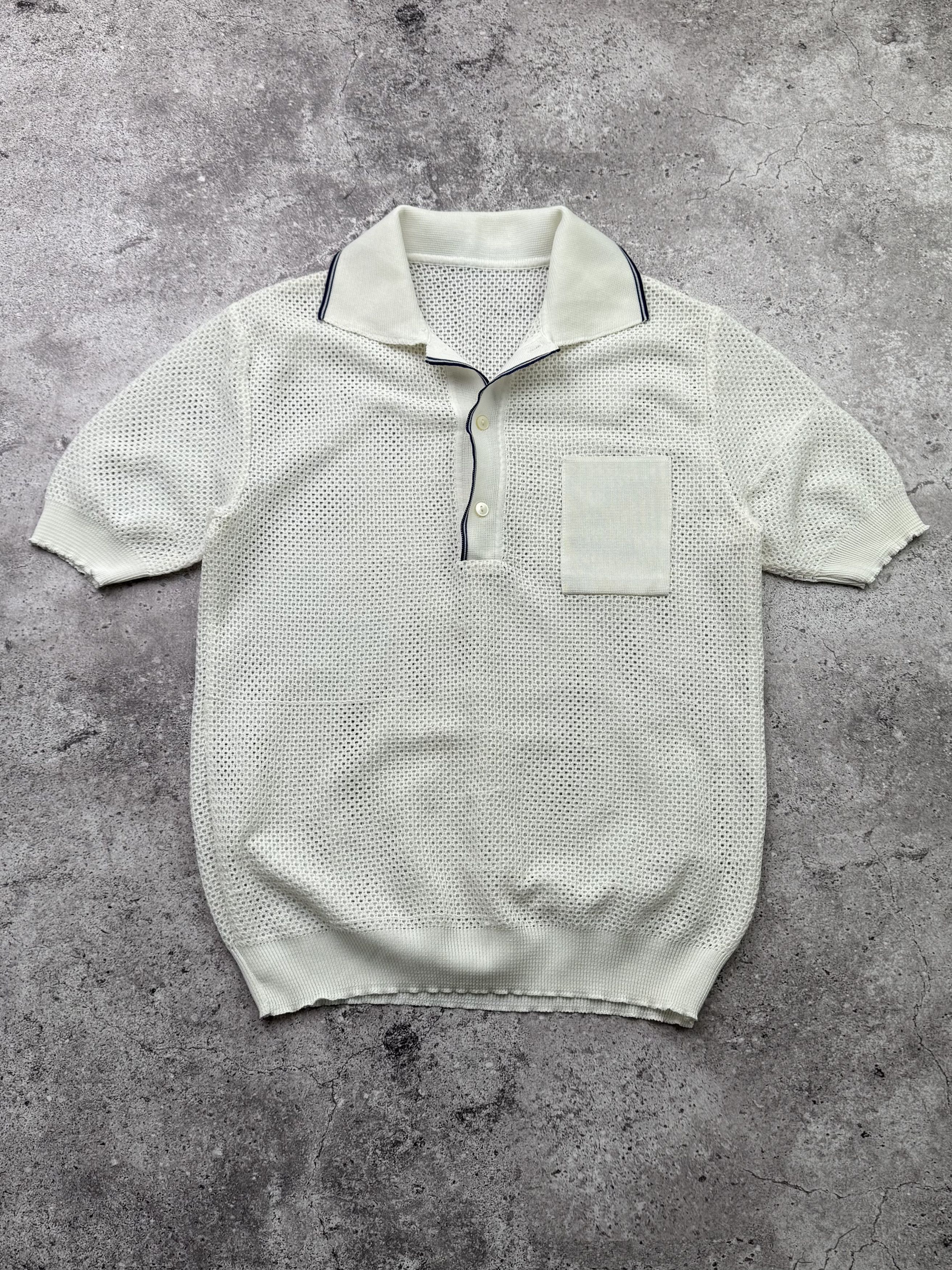 Japanese Brand Vintage Mesh Polo T-Shirt C580(V137) | Grailed