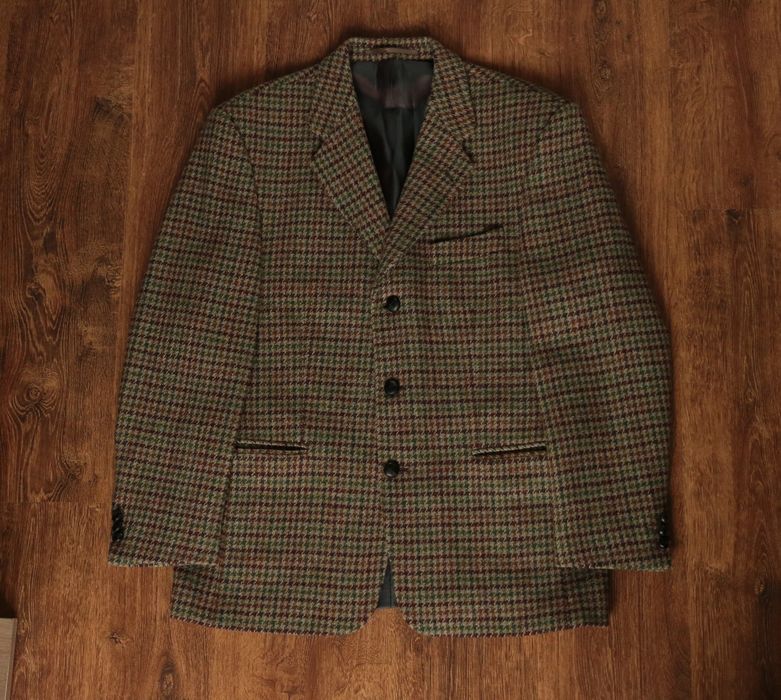 Polo Ralph Lauren HARRIS TWEED Mens Vintage Wool Blazer | Grailed