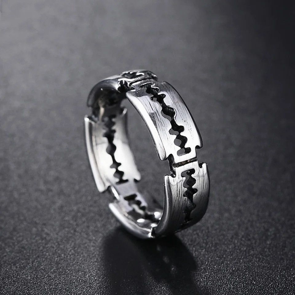 Designer Men Razor Blade Ring | Grailed