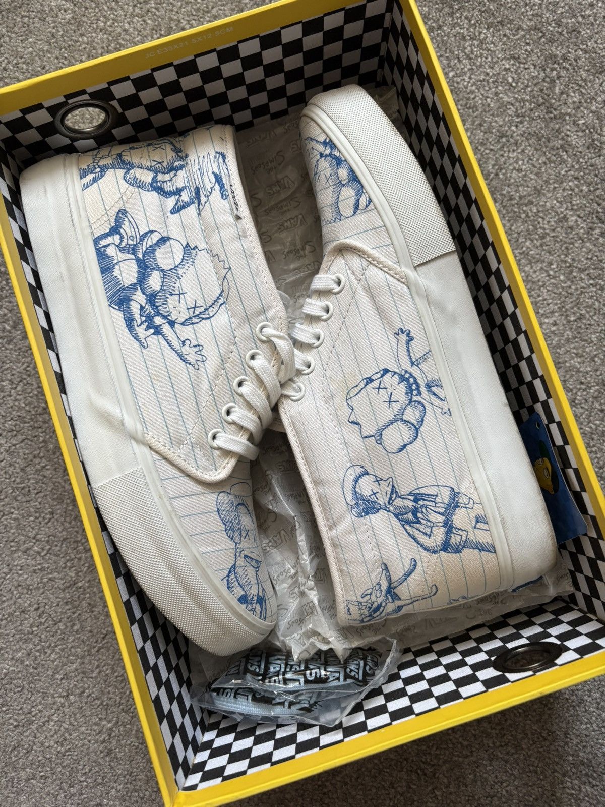 Kaws × The Simpsons × Vans SAMPLE Kaws Simpsons Vans 2007 Chukka Boots ...