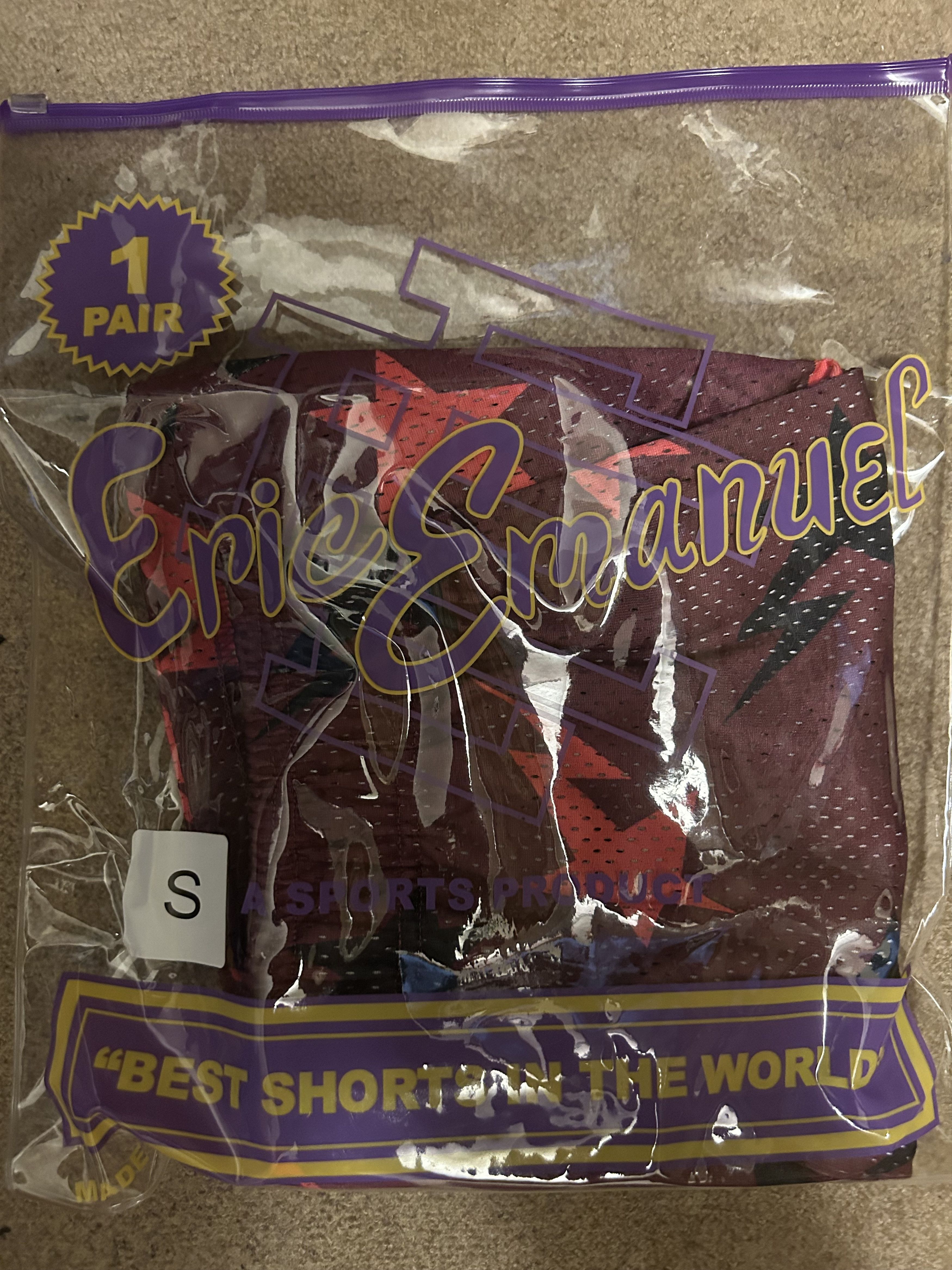 Eric Emanuel Eric Emanuel x BAPE Miami Basic Short | Grailed