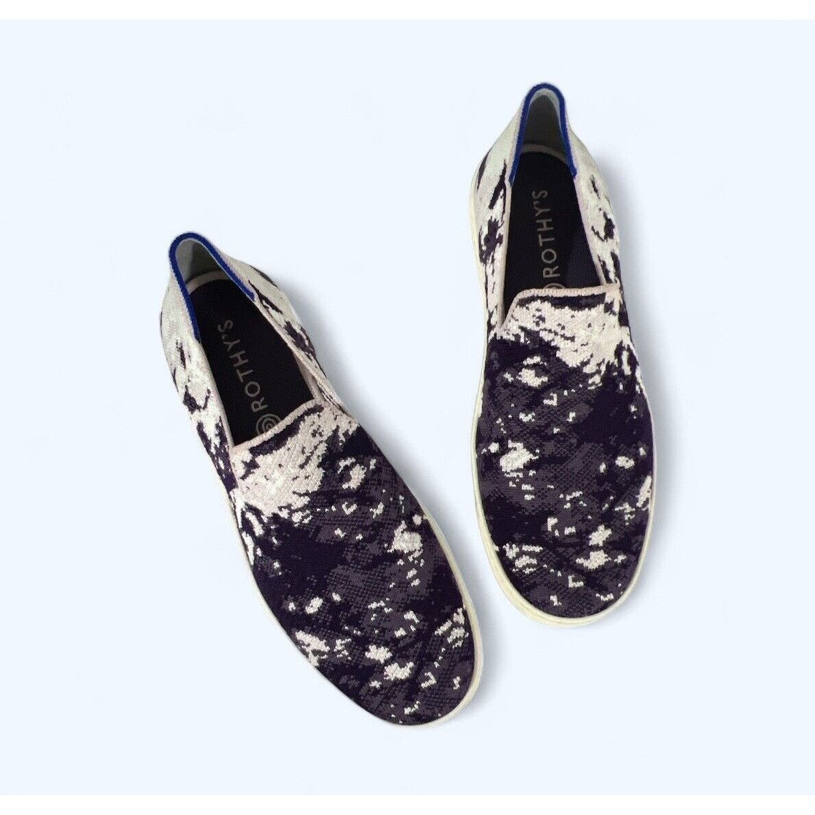 Rothys Rothys Womens Shibori Tye Dye Limited Edition Purple Sneaker ...