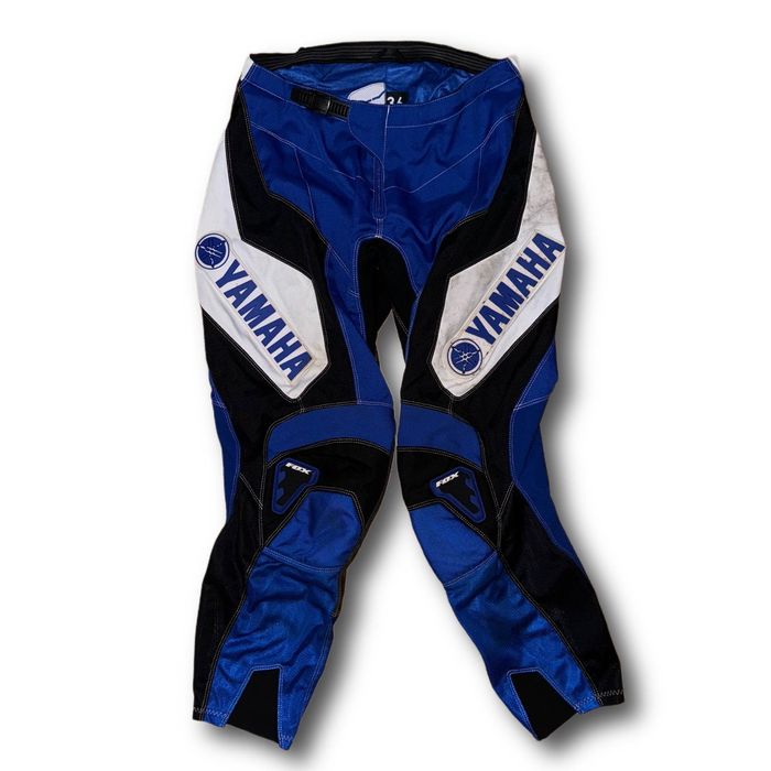 Fox Racing Fox Motocross Yamaha Y2K Vintage Blue Black Riding Pants ...