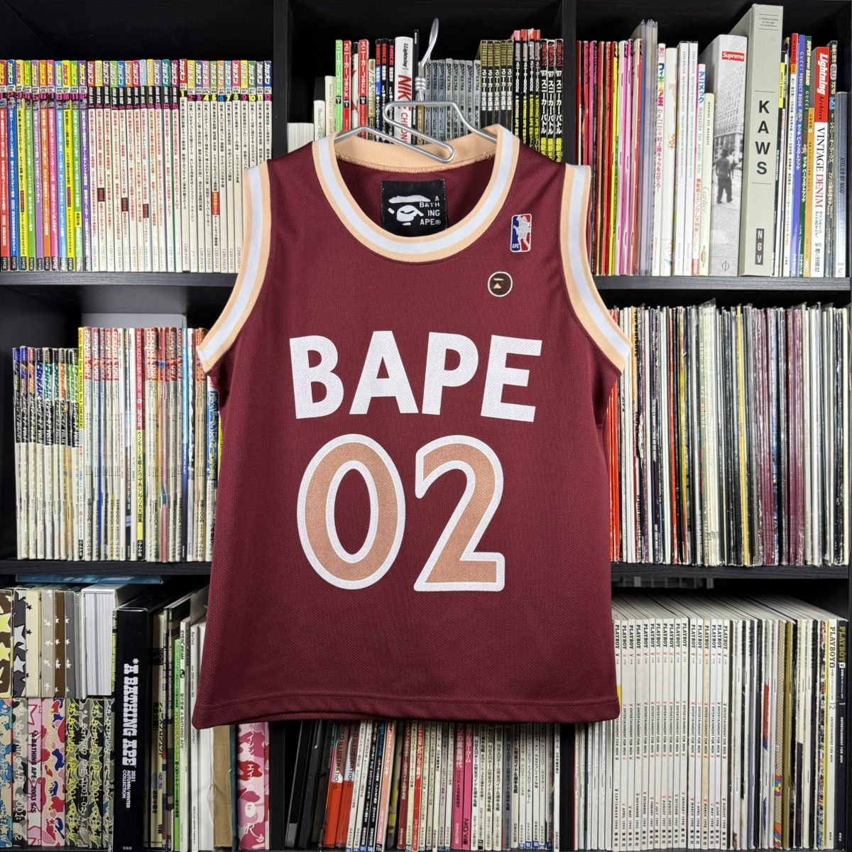 Bape RARE VINTAGE BAPE BASKETBALL JERSEY | Grailed