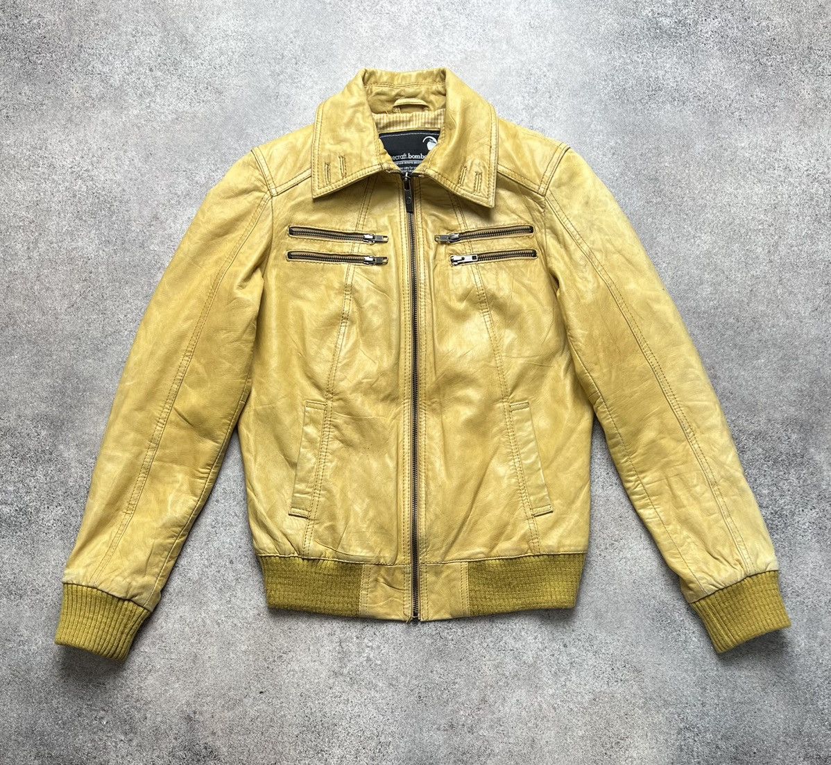 Goosecraft × Streetwear × Vintage Goosecraft vintage leather jacket ...