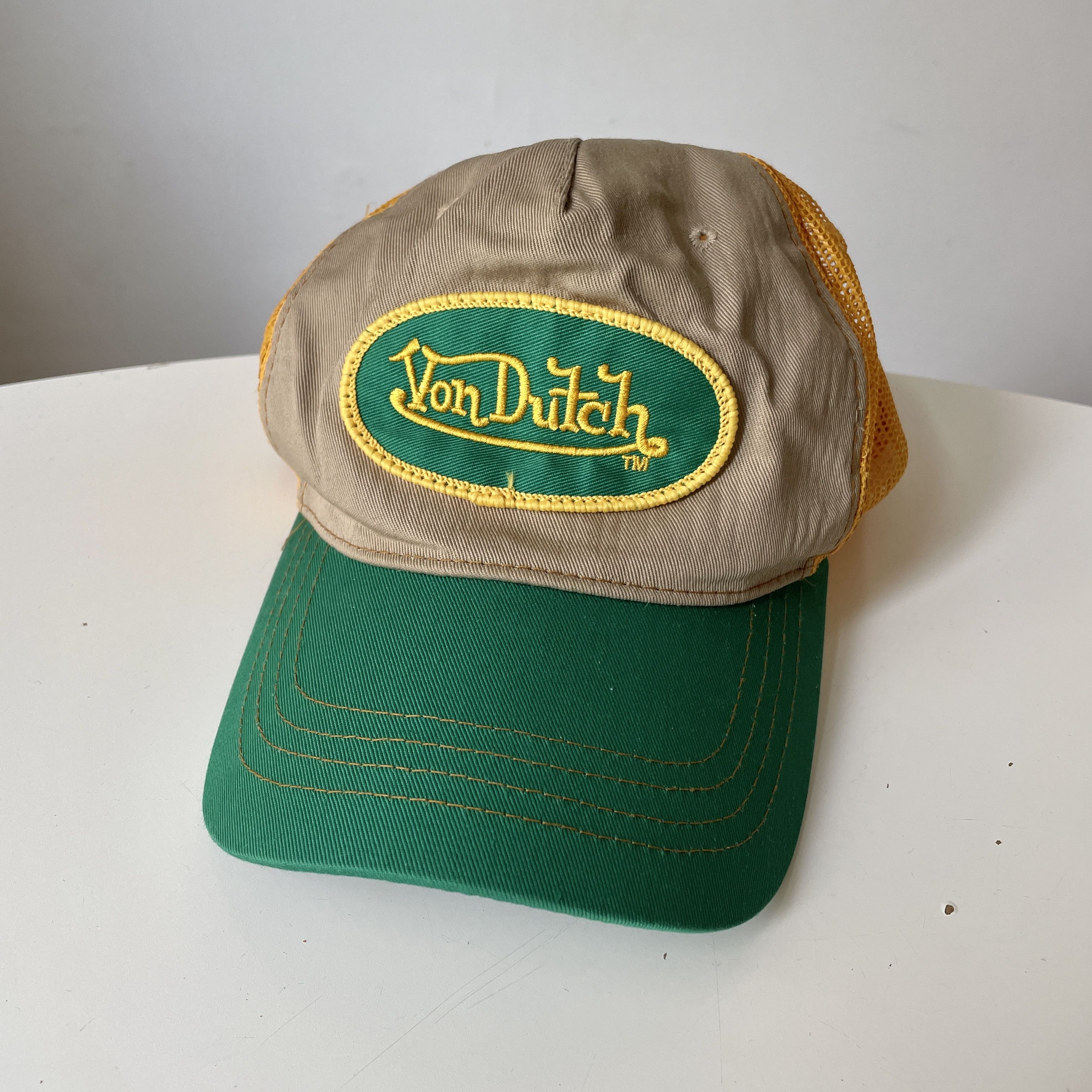 Vintage Von Dutch Jamaica Rasta Inspired Travis Scott Trucker Cap | Grailed
