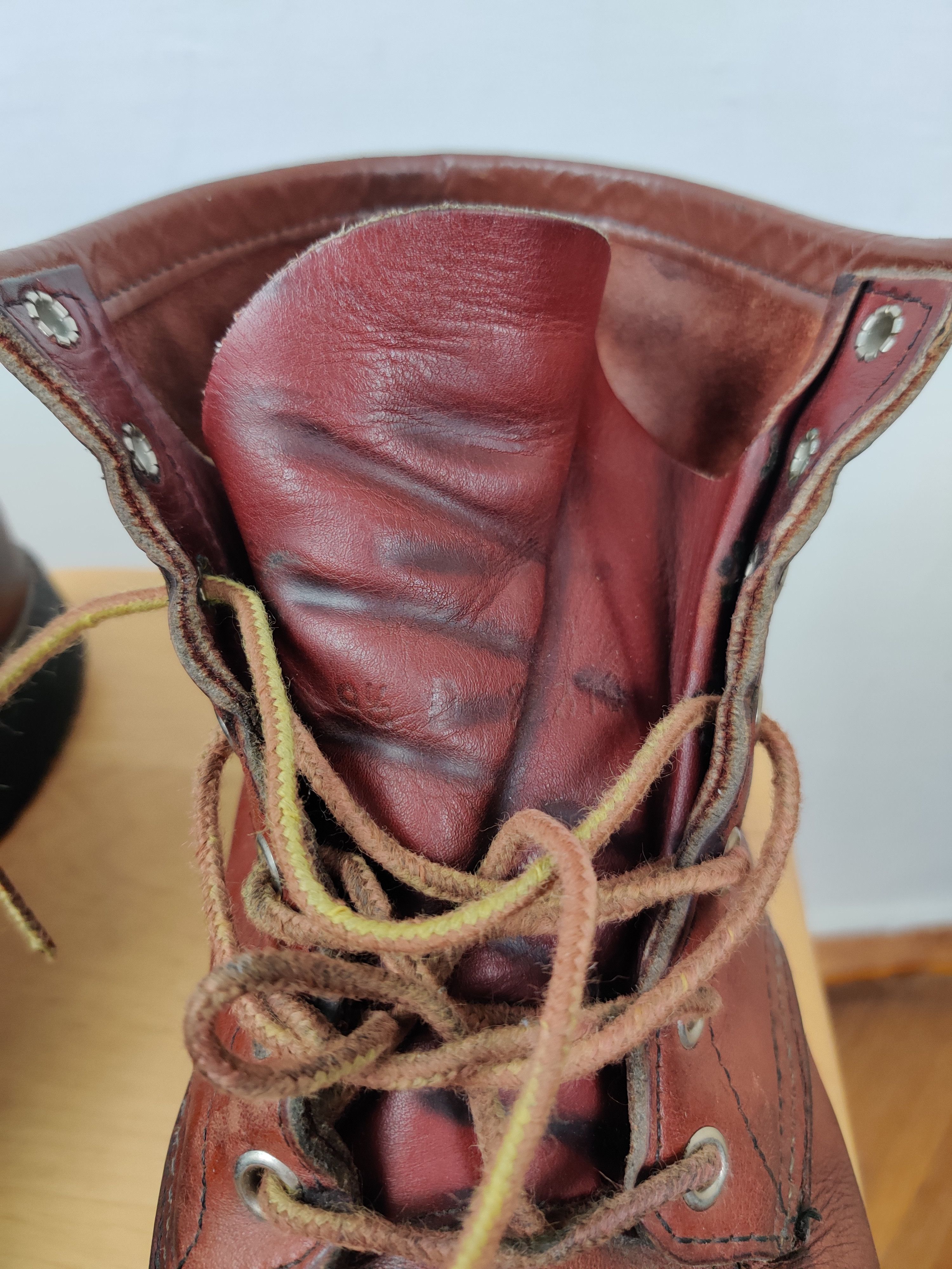 Red Wing Vintage Red Wing Boots Made in USA Vibram Sole | Grailed