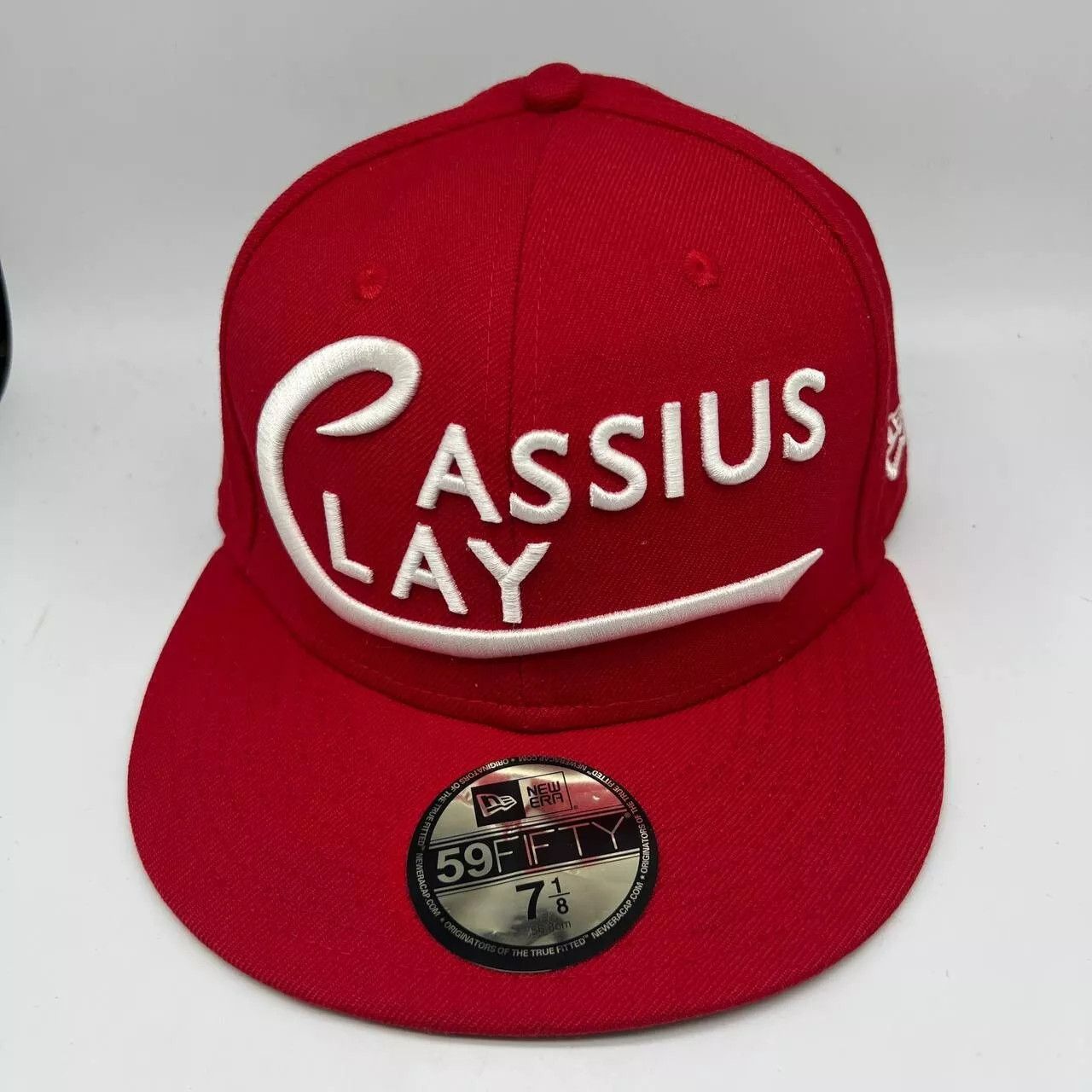 New Era Cassius Clay Muhammad Ali 7 1/8 Hat Fitted Cap Red Men | Grailed