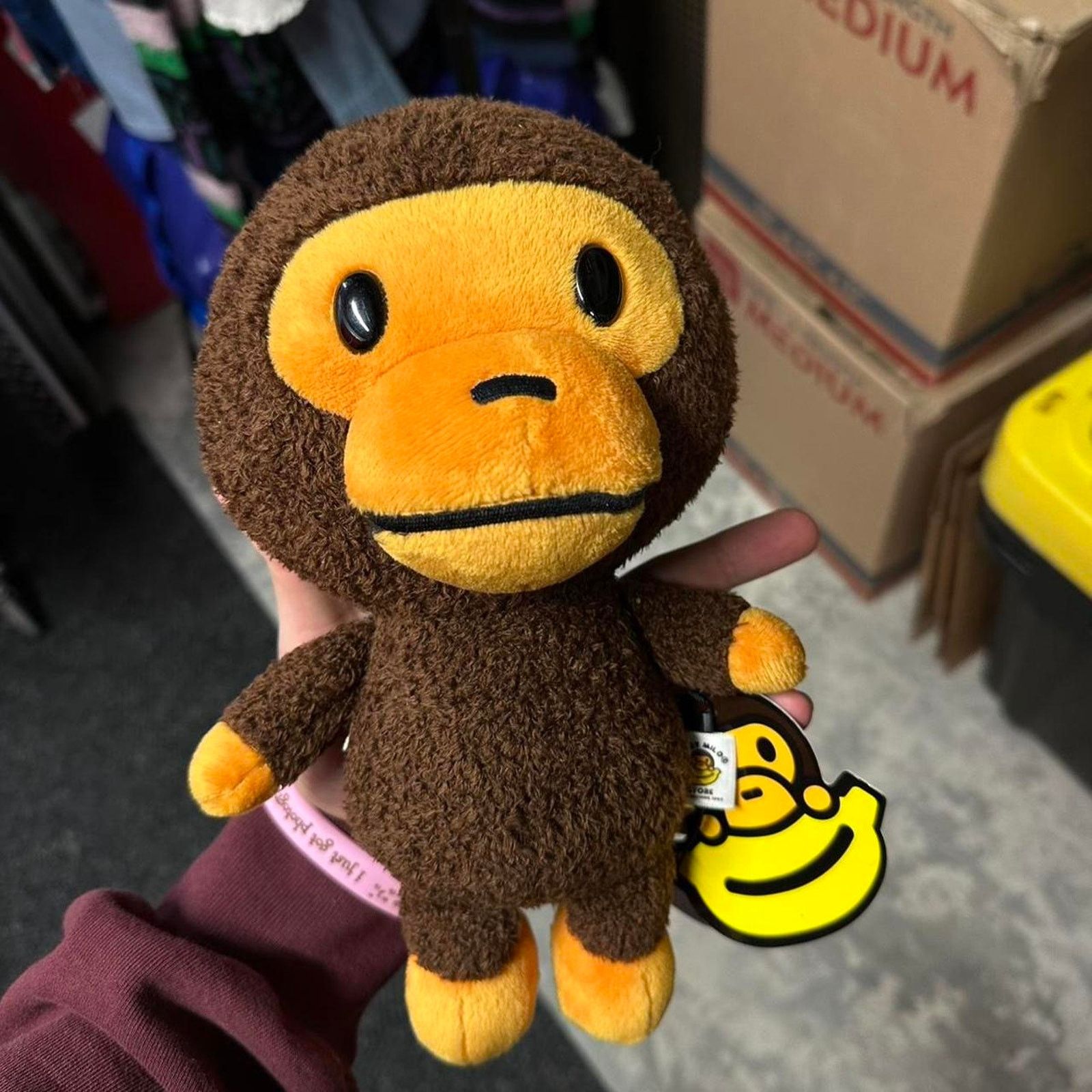 Bape Rare Brown Bape Baby Milo Plush Figure Stuffed Collectible | Grailed