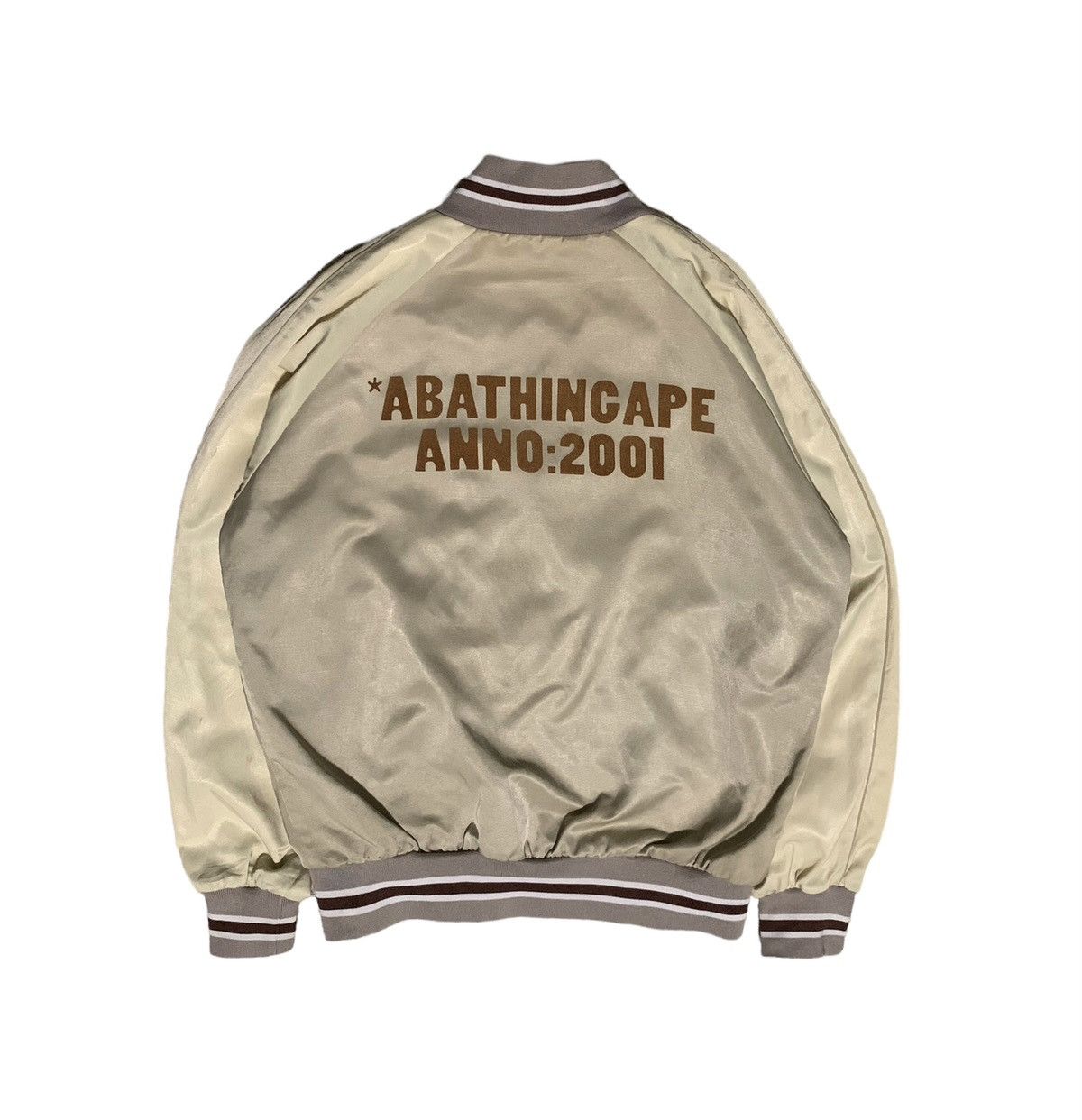 Bape Vintage Bape 2001 Varsity Jacket A Bathing Ape | Grailed