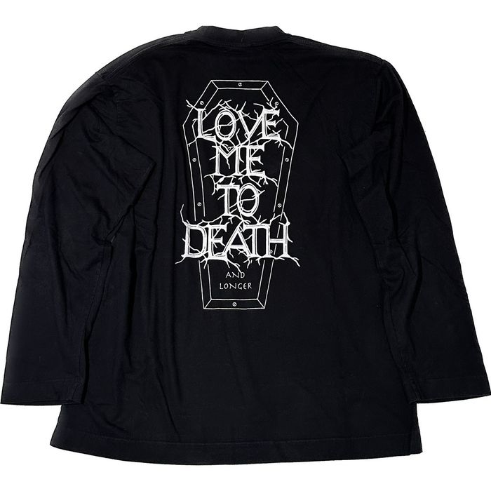Vetements AW18 “LOVE ME TO DEATH” LONG SLEEVE | Grailed