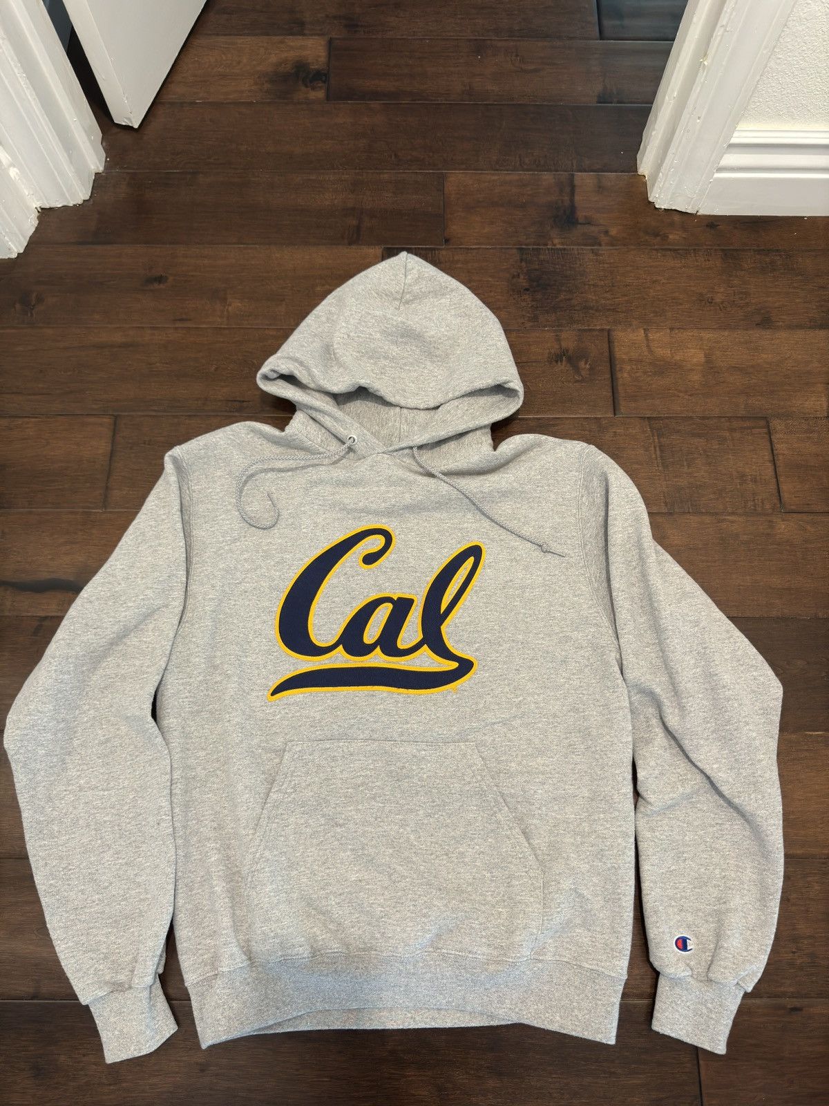 Vintage Cal Berkeley Champion Applique Hoodie | Grailed