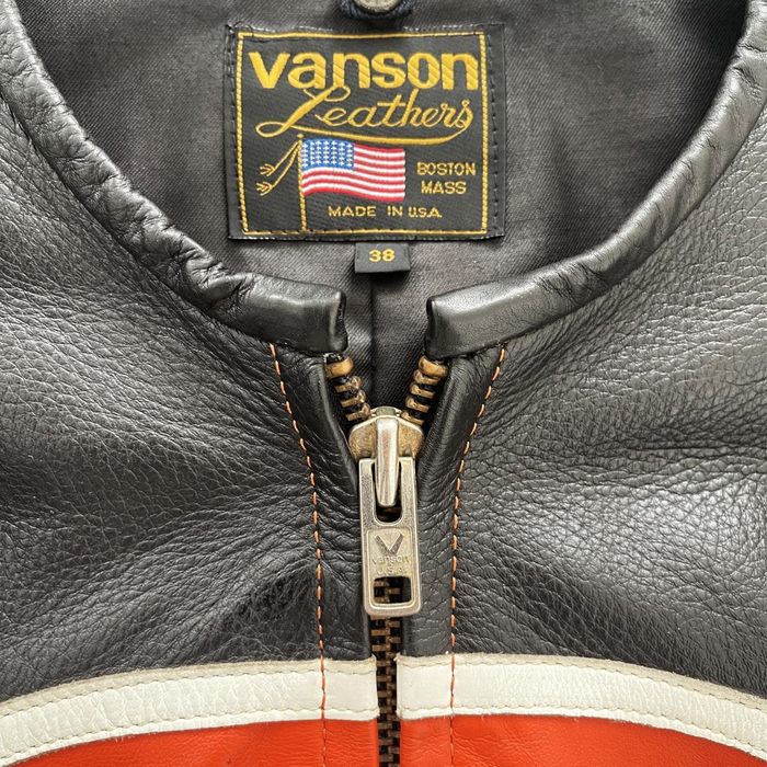 Vanson Leathers Vanson Leathers Motorcycle Racer Jacket | Grailed