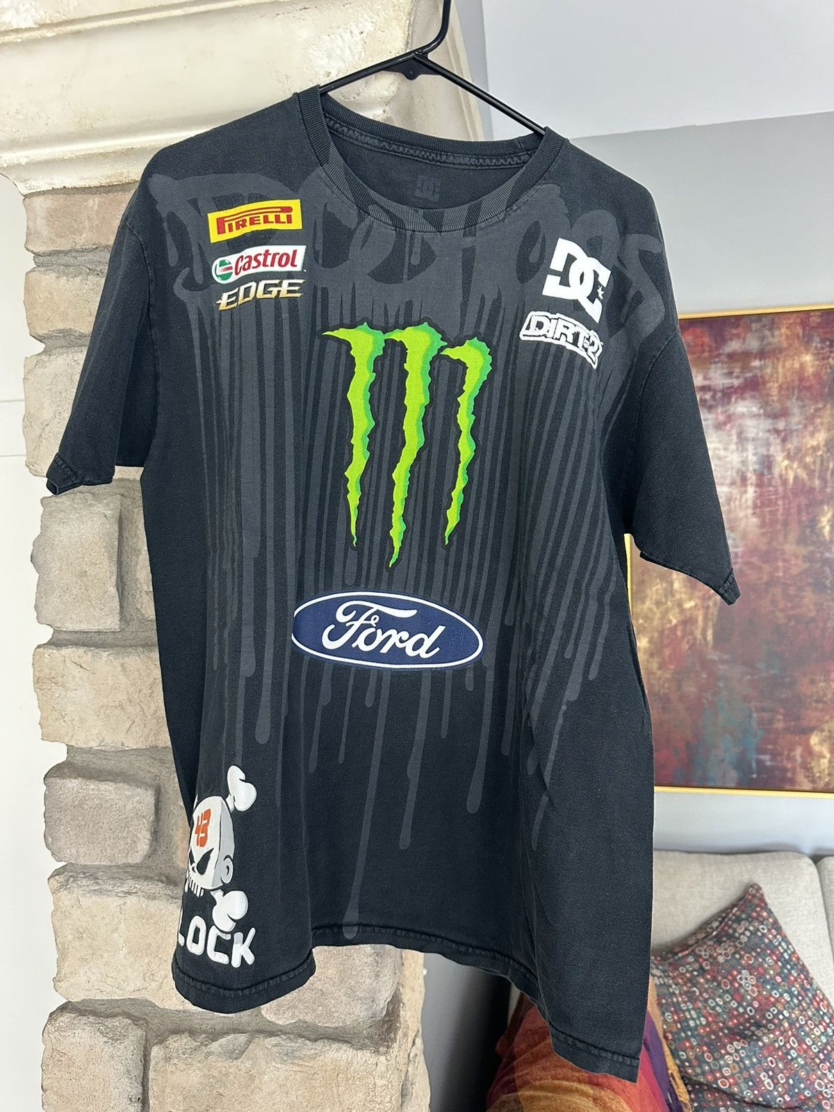 Racing × Streetwear × Vintage DC Shoes Ken Block Monster Energy AOP ...