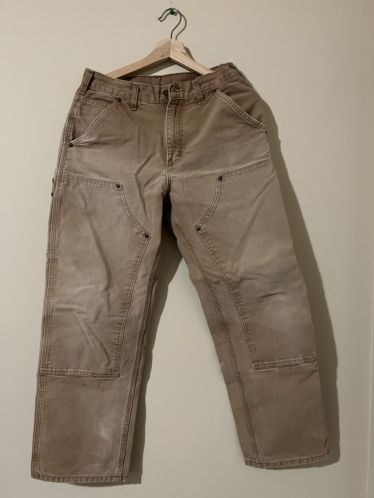 Carhartt × Made In Usa × Vintage Vintage tanned Carhartt double knees pants | Grailed