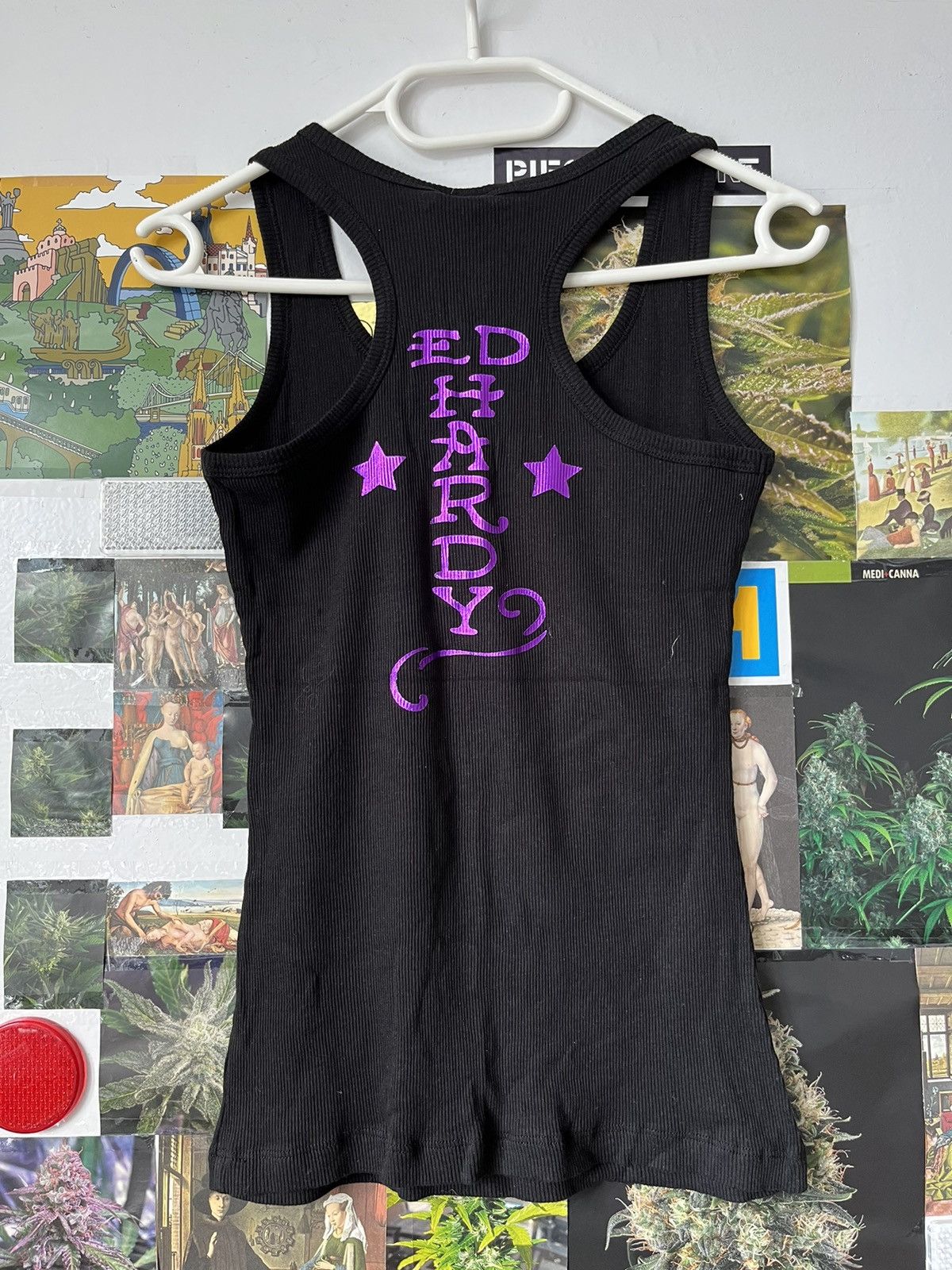 Custom Custom Ed Hardy x Hello Kitty Tank Top y2k core | Grailed