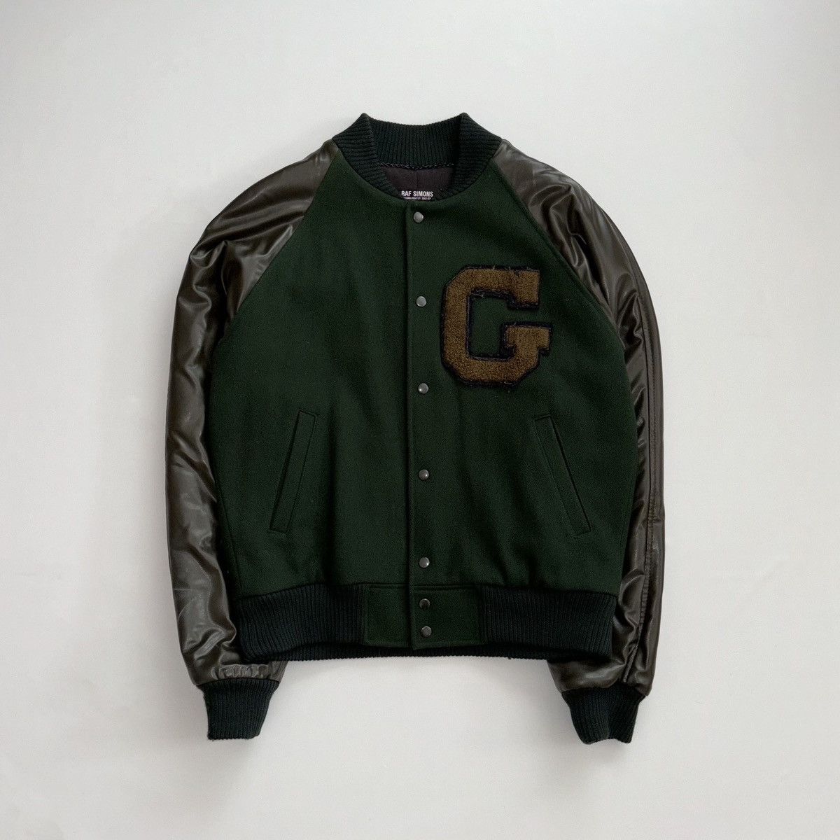 Raf Simons raf simon's Virginia Creeper Varsity Jacket AW 02-03 | Grailed
