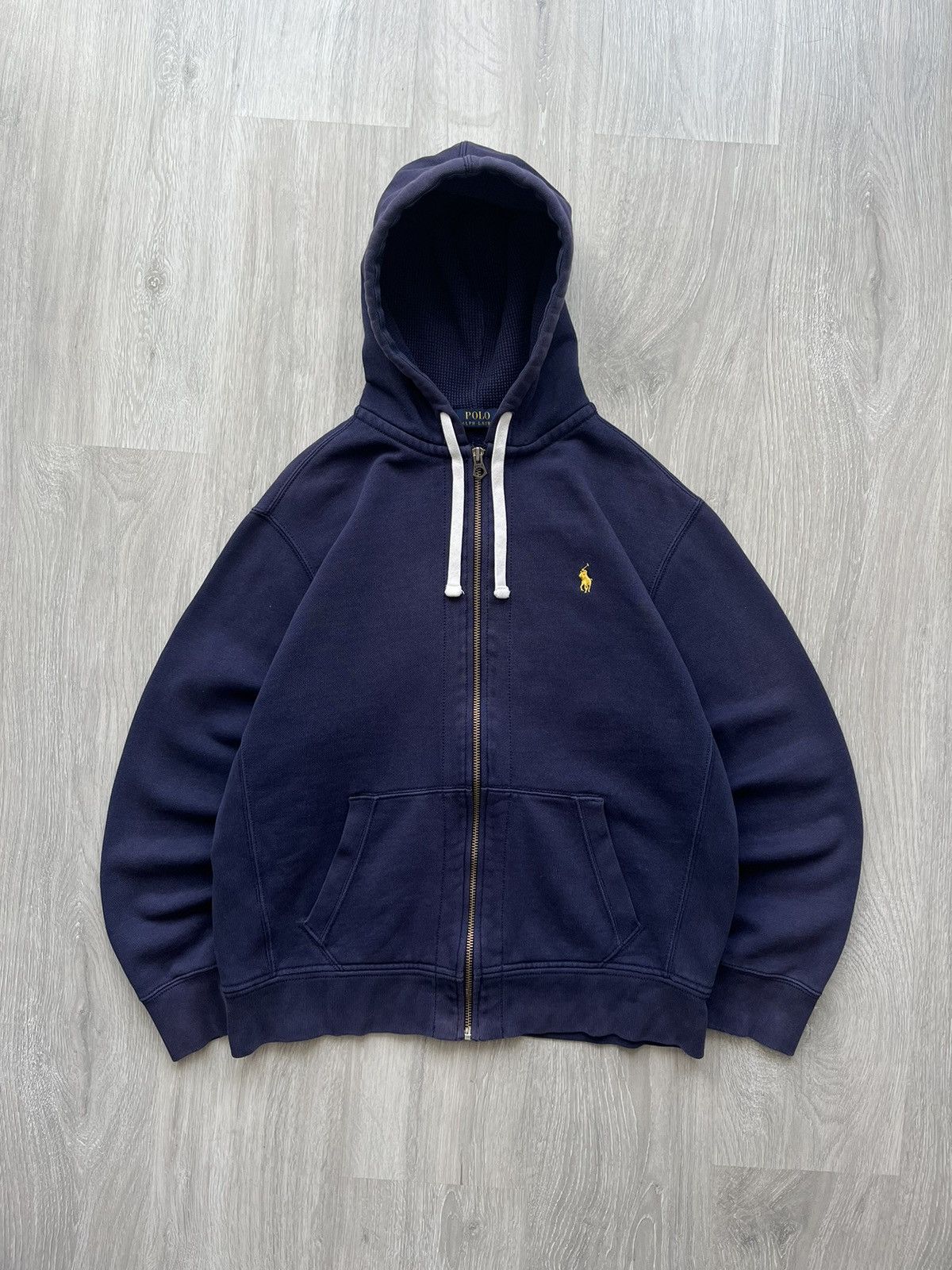 Ralph Lauren Vintage Polo Ralph Lauren Zip Up Hoodie Horse Logo | Grailed