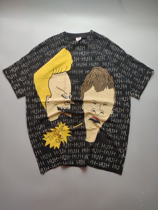 Fruit Of The Loom Beavis And Butthead MTV USA Vintage 1993 Tshirt HUH ...