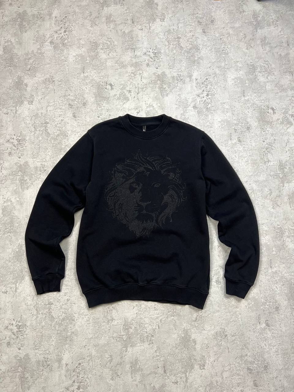 Versace × Versus Versace Versace Versus Lion Head Black Sweatshirt Big ...
