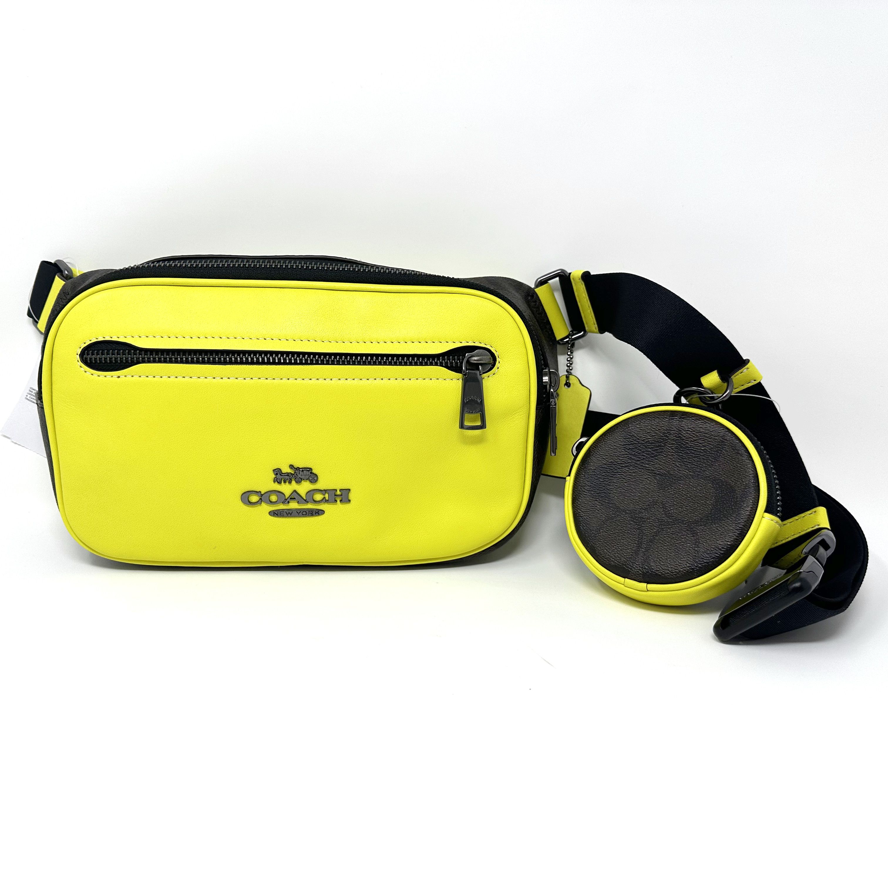 Coach NWT Coach Elias Belt Bag In Colorblock Signature Canvas | Grailed