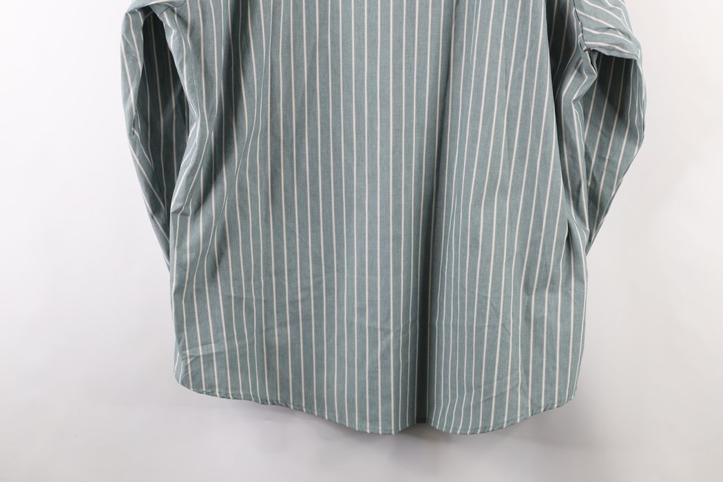 Vintage Vintage 70s Striped Mechanic Collared Work Button Shirt USA ...