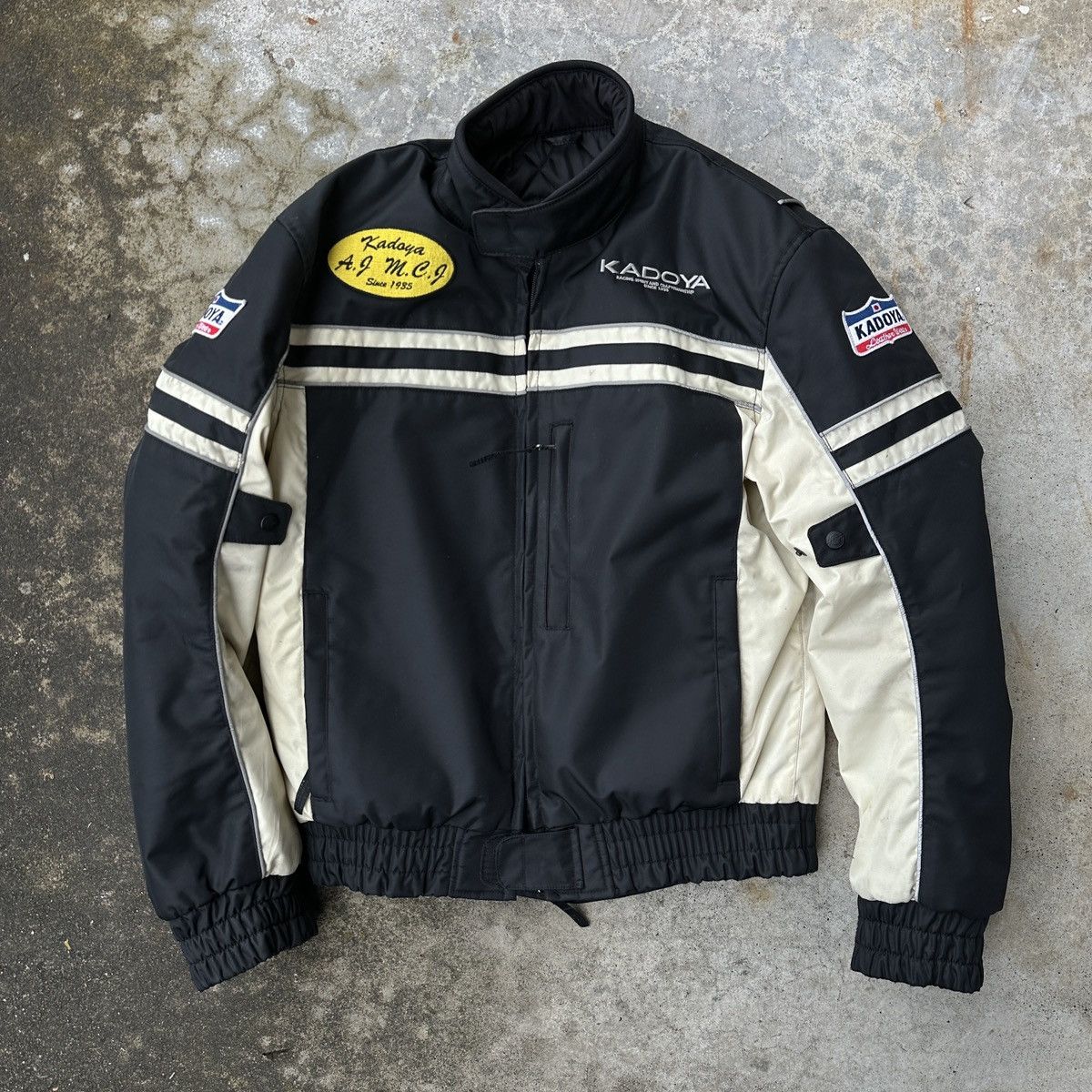 Japanese Brand × Kadoya × Vintage Kadoya Racing Biker protective punk ...