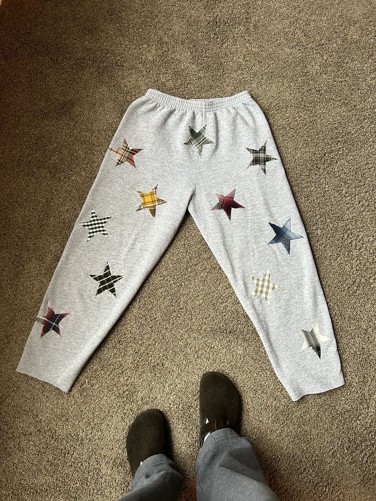 Custom SaintByJan Star Sweats | Grailed