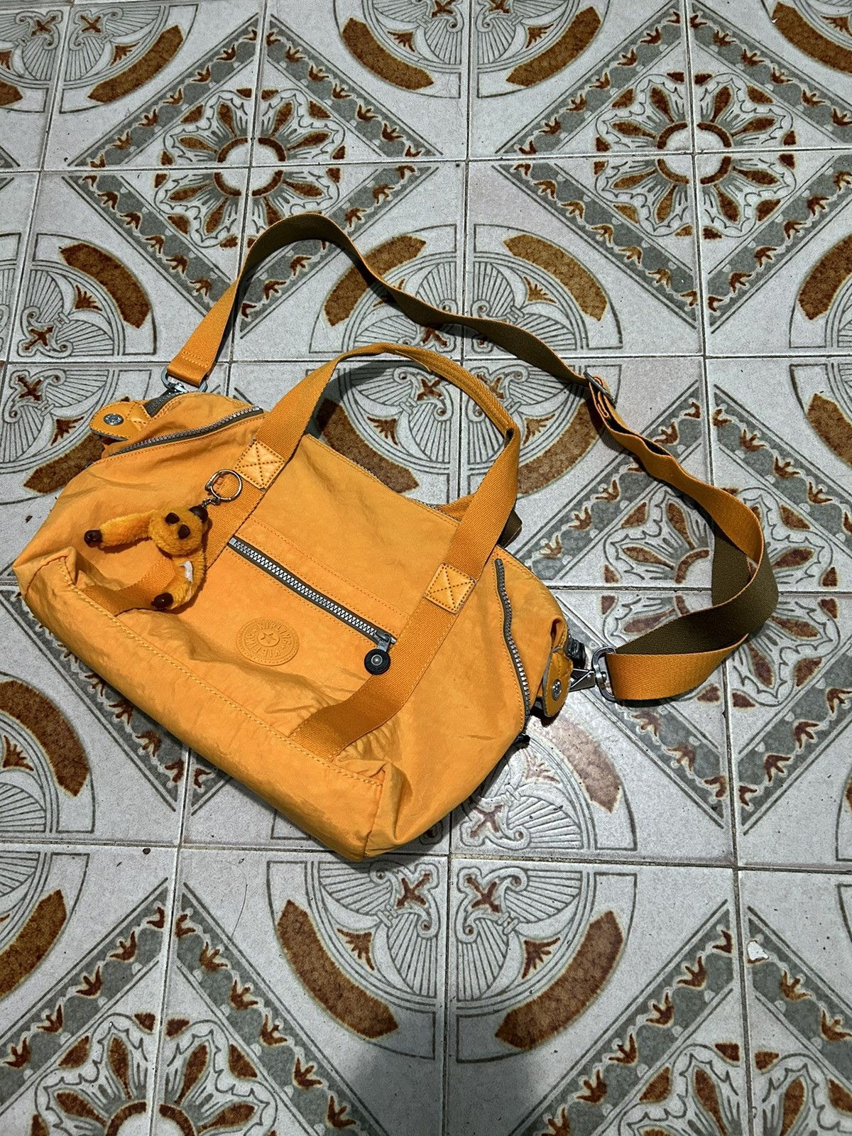 Japanese Brand × Vintage Kipling Orange Hype Bag | Grailed