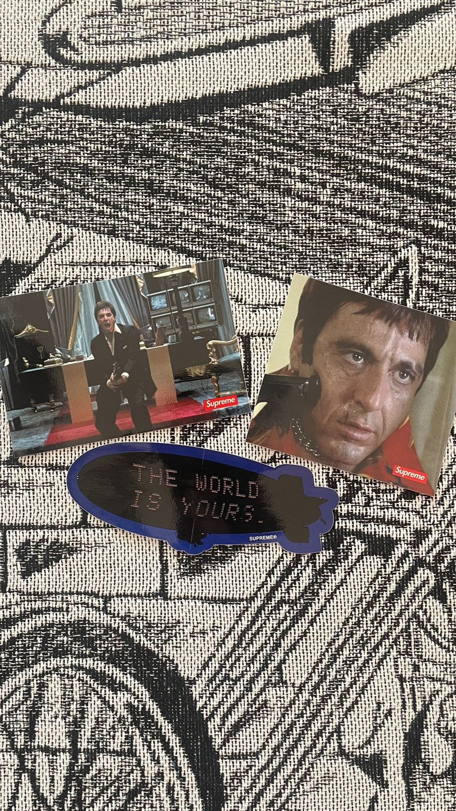 Supreme TIFFANY BURBERRY PRODIGY GOLD BOX DOZEN STICKER LOT | Grailed