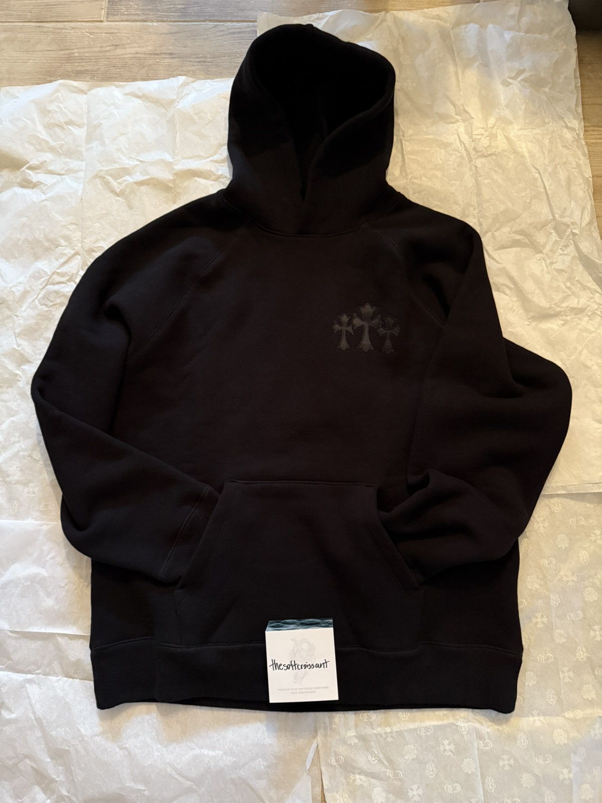 Chrome Hearts Chrome Hearts Seven-11 Nylon Triple Cross Cemetery Hoodie ...