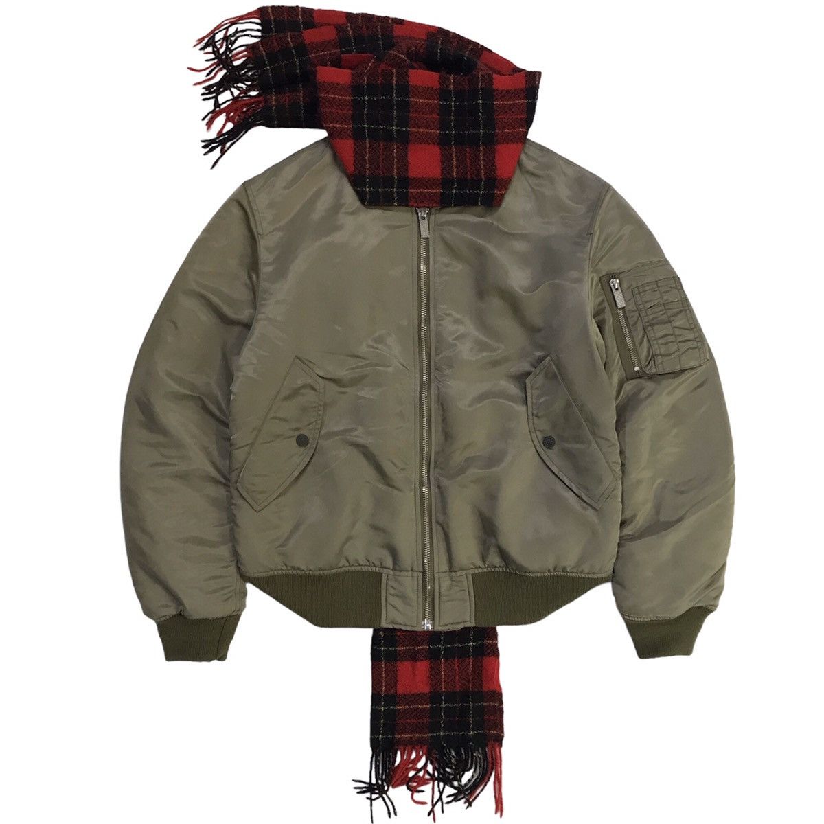 Phenomenon Phenomenon Cutoff “Scarf” Ma-1 Bomber Jacket FW15 | Grailed