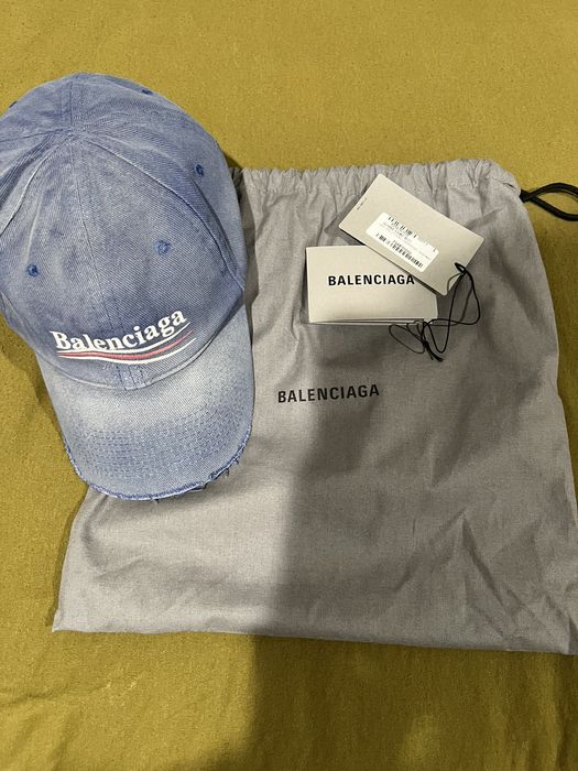 Balenciaga Balenciaga Destroyed Political Hat Cap | Grailed