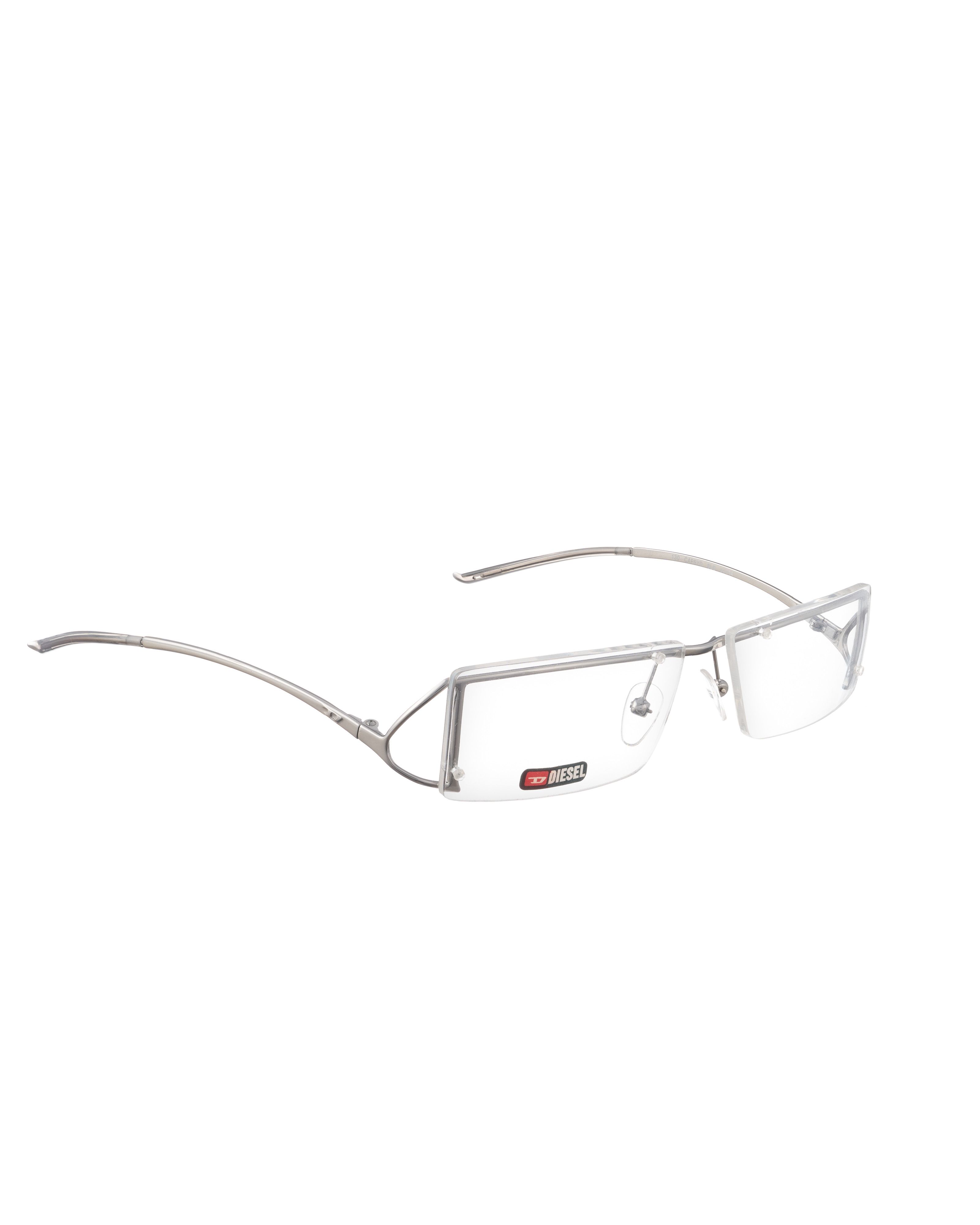 Archival Clothing × Diesel × Vintage Diesel 90s Rimless Silver Chrome ...