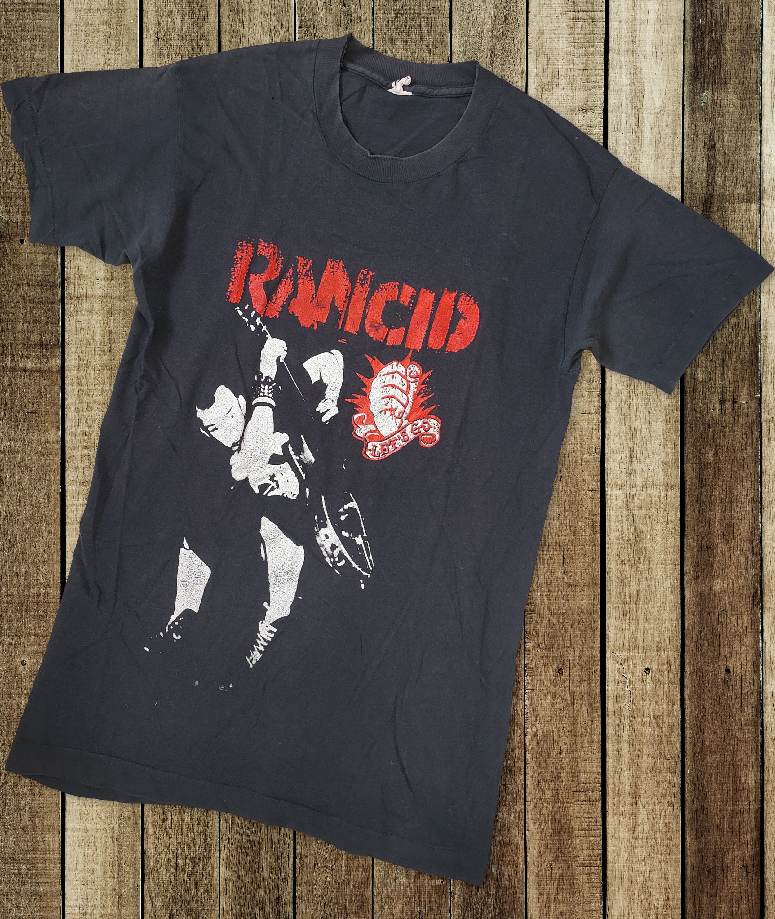 Band Tees × Vintage Vintage 90s Rancid Lets Go Band Tshirt Grailed