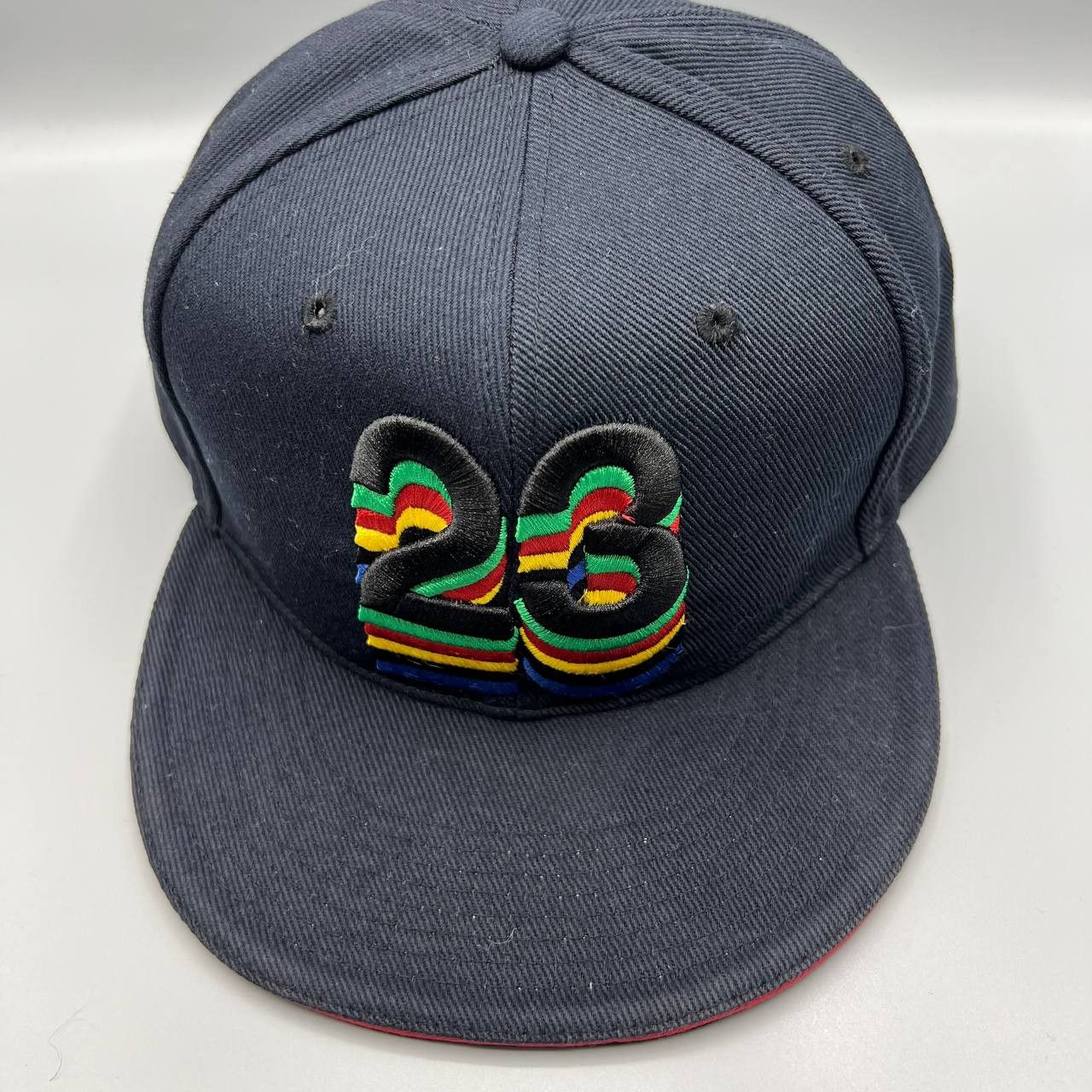 Jordan Brand Air Jordan Hat Men 7 5/8 Navy Blue Jumpman 23 Fitted Cap ...