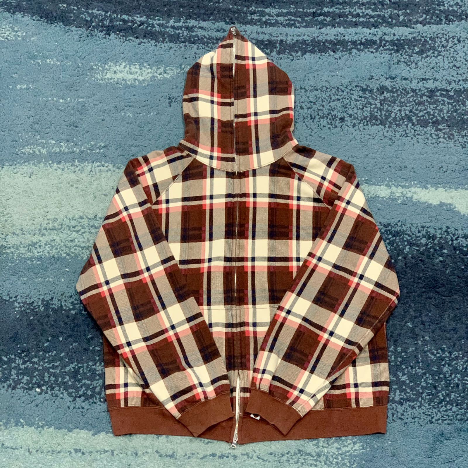 Bape A Bathing Ape Bape Plaid Fullzip Hoodie | Grailed