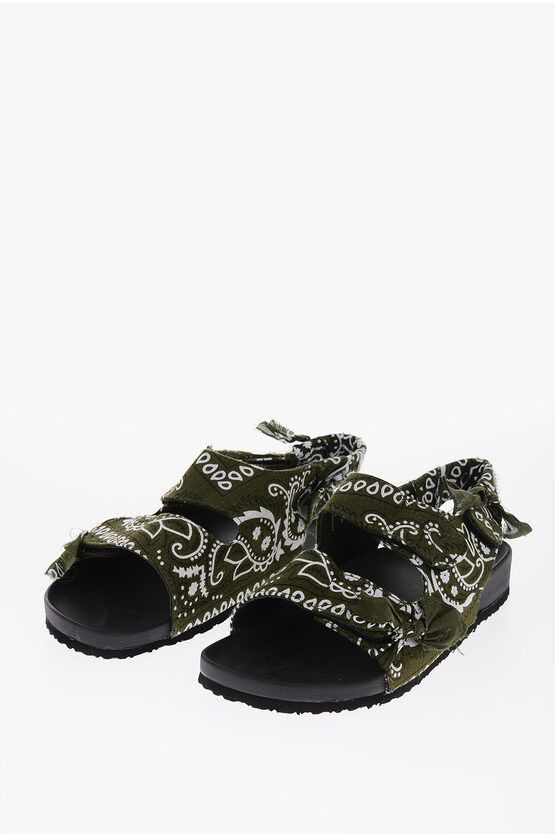 Arizona Love Bandana Motif APACHE Sandals with Touch Strap Closure ...