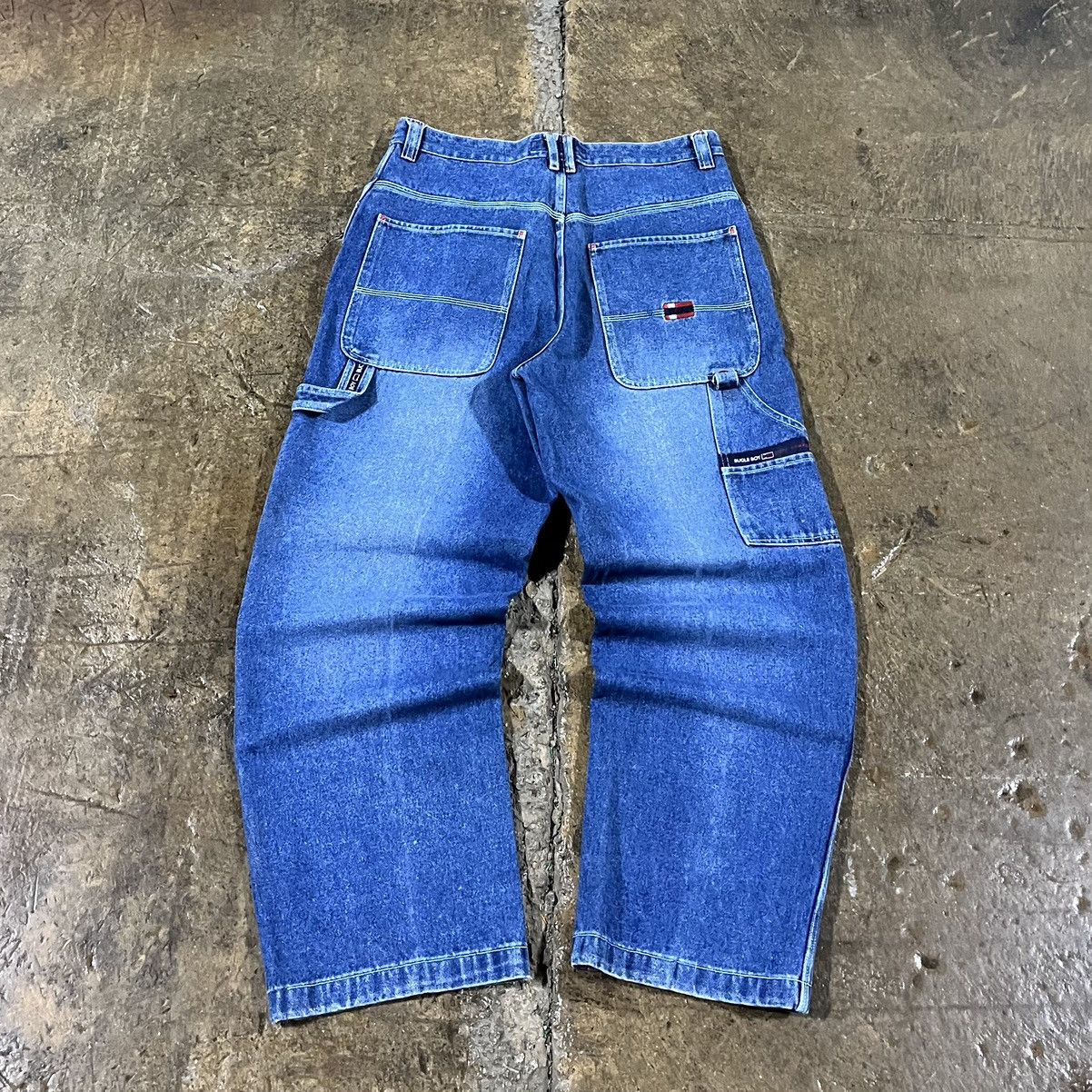 Vintage Crazy Vintage Y2K Baggy Carpenter Jeans JNCO Skater Wide Leg | Grailed